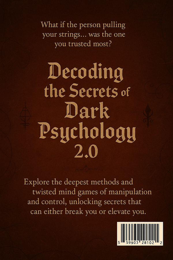 Decoding The Secrets Of Dark Psychology 2.0 E-book